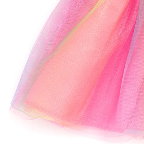 Bluey Bingo Little Girls Tulle Dress Pink 6-6X