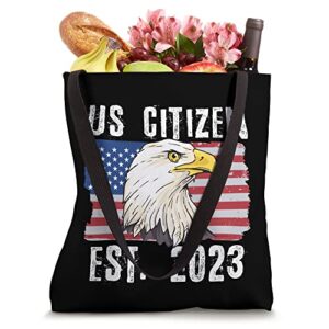 US Citizen Est 2023 Citizenship New USA Citizen Tote Bag