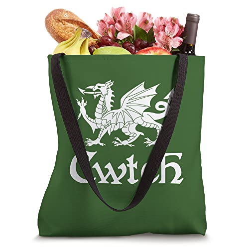 CWTCH - For fans of a big Welsh hug - Welsh Dragon design Tote Bag