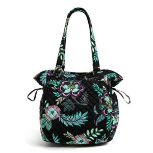 vera bradley women’s cotton glenna satchel purse, island garden – recycled cotton, one size