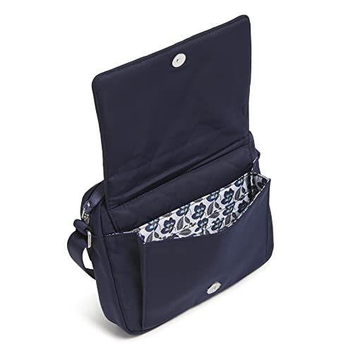 Vera Bradley Peformance Twill Medium Hipster Crossbody Purse, Classic Navy