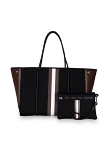 haute shore greyson java neoprene tote