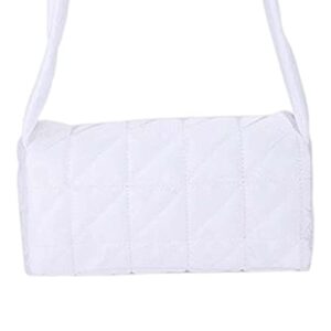 Colaxi Retro Style Women Bag Shoulder Tote Lightweight Classic Large Hobo Handbag for Party, White