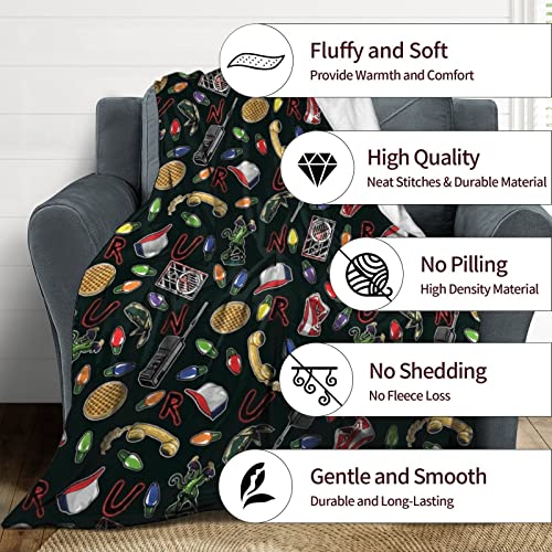 Stranger Throw Things Blanket 60x50 Inches Soft Plush Blanket for Couch Car Bed Christmas…