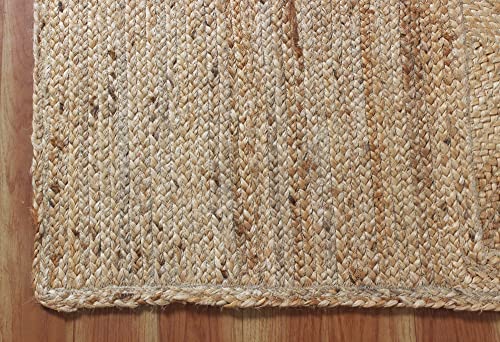 CASAVANI Living Room Jute Rug Indian Handmade Jute Rug Outdoor Doormats Woven Rug Kitchen Natural Jute Rugs for Farmhouse Bathroom Bedroom Doormat