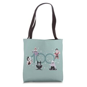 disney 100 disney villains 100th anniversary muted cute d100 tote bag