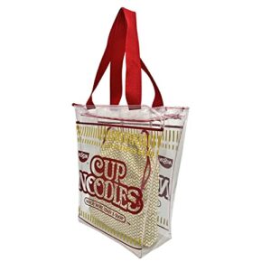 Nissin Cup Noodles Cup Noodles Tote Detachable Drawstring Bag, Clear