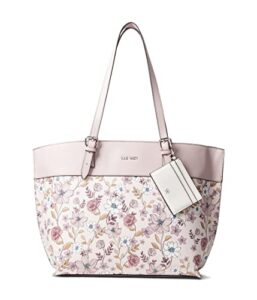 nine west doralia tote magnolia floral one size