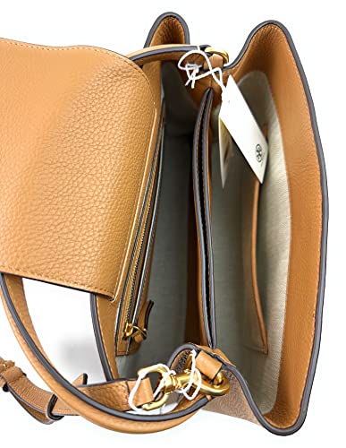 Tory Burch Britten Small Satchel (Tiramisu)