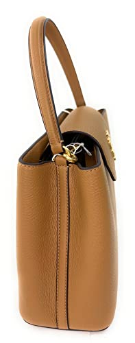 Tory Burch Britten Small Satchel (Tiramisu)