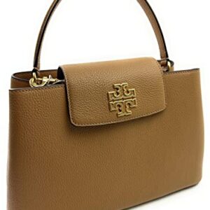 Tory Burch Britten Small Satchel (Tiramisu)