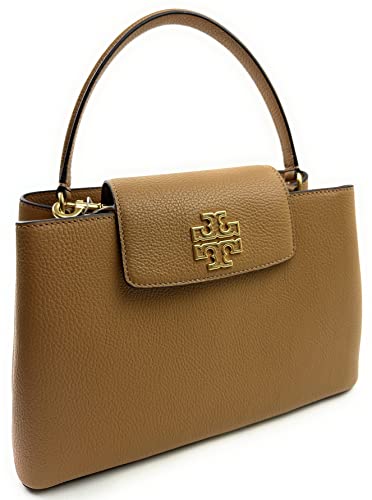 Tory Burch Britten Small Satchel (Tiramisu)