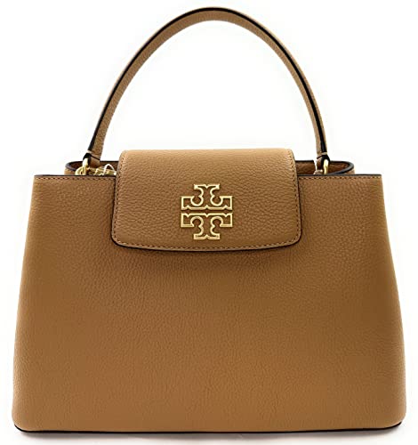 Tory Burch Britten Small Satchel (Tiramisu)