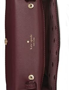 Kate Spade Brynn Leather Crossbody Bag (Deep berry)