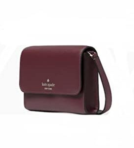 Kate Spade Brynn Leather Crossbody Bag (Deep berry)