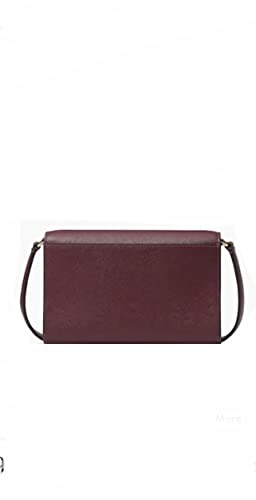 Kate Spade Brynn Leather Crossbody Bag (Deep berry)