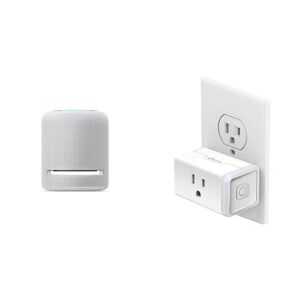 echo studio | glacier white with kasa smart plug mini