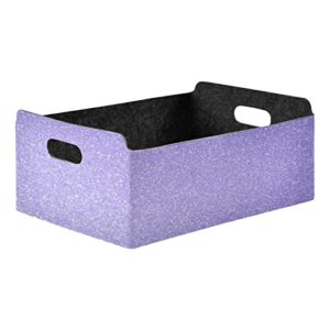 kigai collapsible felt storage bins purple sequins rectangle with handle storage bins baskets toys storage basket for organizing closet clothes office books home decor