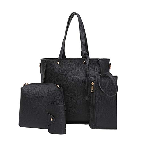 Structu Tote Tote Crossbody Pieces Bag Four Shoulder Set Bags Four Bags Women Wallet Handbag Bag Men's Tote Bag