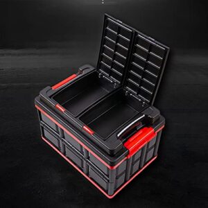 wdbby car trunk storage box, double-layer storage, foldable car storage box, rear trunk storage box, storage box