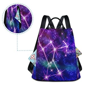 SLHFPX Orion Constellation in The Sky Backpack Purse For Women Anti Theft Fashion Back Pack Shoulder Bag Multipurpose Pockets