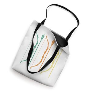 Colorful Bows - Archery Archer Bowman Bowhunting Tote Bag