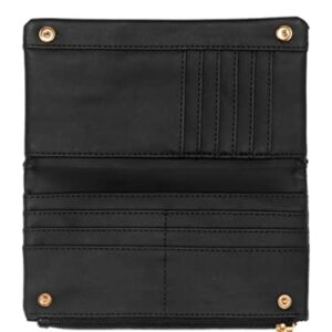 GUESS Factory Women's Evie Multi Organizer Wallet Black