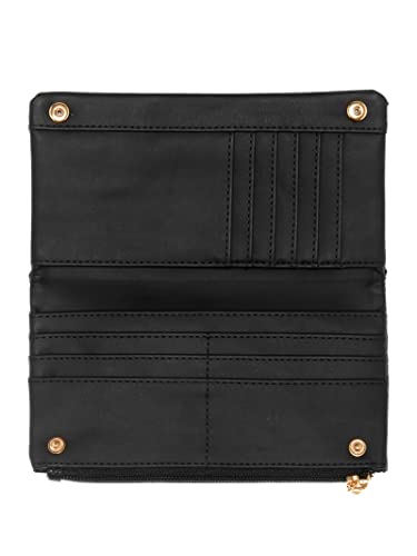 GUESS Factory Women's Evie Multi Organizer Wallet Black