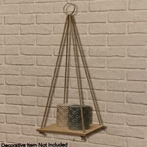 Hanging Wooden Wall Shelf