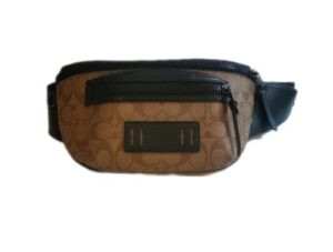 coach terrain belt bag in signature canvas