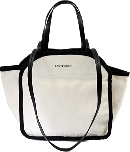 Versatile Small Black Tote Bag for Women - Durable and Stylish with Multiple Pockets and Shoulder Strap - Great for Work, School, and Daily Use (Black)