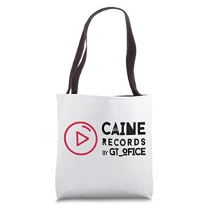 caine records logo tote bag