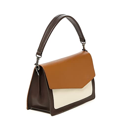 botkier Cobble Hill Flap Satchel (Coffee Combo)