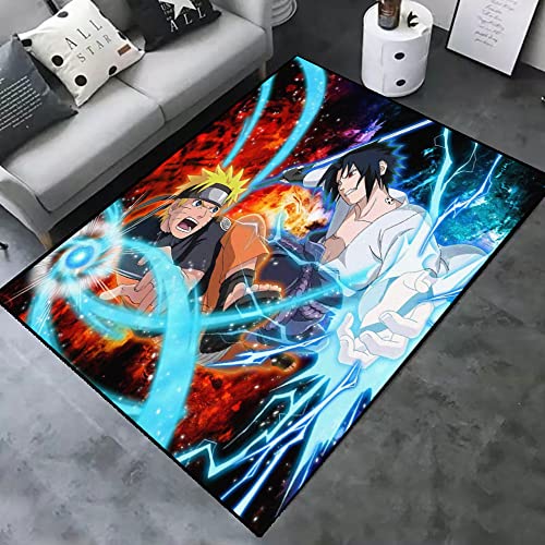 Anime Rug Thickened Non-Slip Locking Edge Large Size Customized Area Rug, Cartoon Mats Carpet Decoration for The Bedroom Living Room Dormitory (10, 32x48 inch)