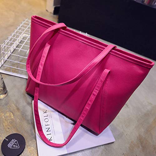 Handbags for Women Solid Simple High Capacity Messenger Handbag Totes Satchel Shoulder Bags