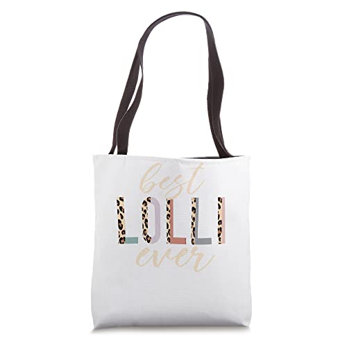 Best Lolli Ever Gifts Leopard Print Mothers Day Tote Bag