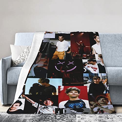 GingerDHallberg Throw Blanket Louis Singer Tomlinson Lightweight Flannel Blanket Air Conditioning Blankets for All Season 50"x40"