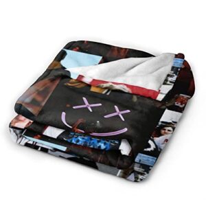 GingerDHallberg Throw Blanket Louis Singer Tomlinson Lightweight Flannel Blanket Air Conditioning Blankets for All Season 50"x40"