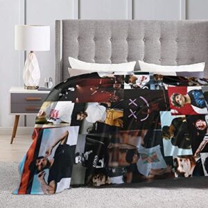 GingerDHallberg Throw Blanket Louis Singer Tomlinson Lightweight Flannel Blanket Air Conditioning Blankets for All Season 50"x40"