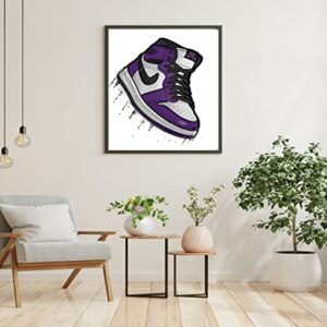 HT LIFE Sneaker Poster Hypebeast Room Decor Set of 5 Unframed (8''x10'') Hypebeast Posters Cool Posters Posters For Boys Room Sneakers Wall Art Decor Sneakerhead Poster