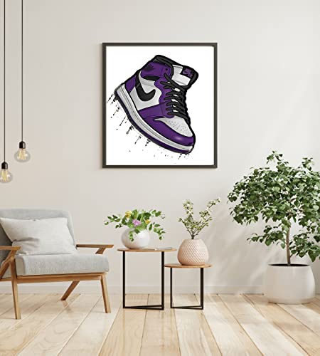 HT LIFE Sneaker Poster Hypebeast Room Decor Set of 5 Unframed (8''x10'') Hypebeast Posters Cool Posters Posters For Boys Room Sneakers Wall Art Decor Sneakerhead Poster