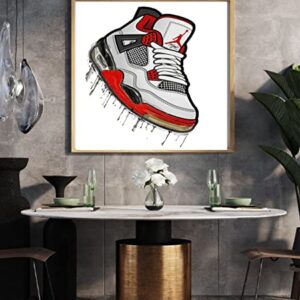 HT LIFE Sneaker Poster Hypebeast Room Decor Set of 5 Unframed (8''x10'') Hypebeast Posters Cool Posters Posters For Boys Room Sneakers Wall Art Decor Sneakerhead Poster