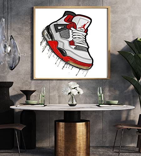 HT LIFE Sneaker Poster Hypebeast Room Decor Set of 5 Unframed (8''x10'') Hypebeast Posters Cool Posters Posters For Boys Room Sneakers Wall Art Decor Sneakerhead Poster