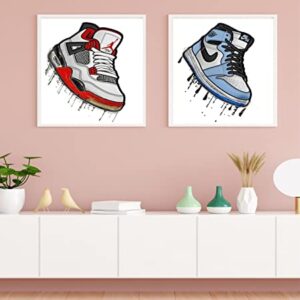 HT LIFE Sneaker Poster Hypebeast Room Decor Set of 5 Unframed (8''x10'') Hypebeast Posters Cool Posters Posters For Boys Room Sneakers Wall Art Decor Sneakerhead Poster