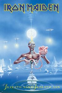 iron maiden – music poster (seventh son of a seventh son – album cover) (size: 24″ x 36″)