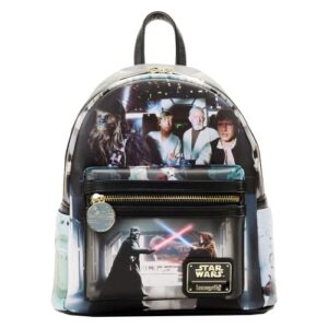 loungefly star wars a new hope final frame double strap shoulder bag