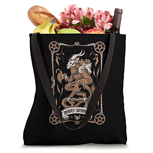 Tarot Card Krampus - Horror Krampus Christmas Demon Tote Bag