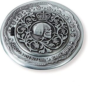 festivalcos blood oath marker – coin replica vintage props grey