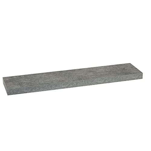 Household Essentials Floating Wall Shelf, Slate Grey