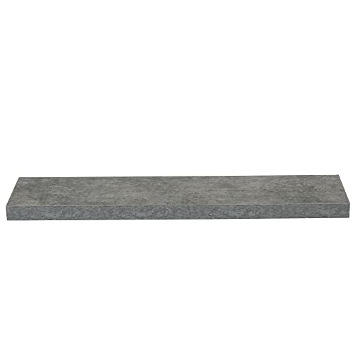 Household Essentials Floating Wall Shelf, Slate Grey